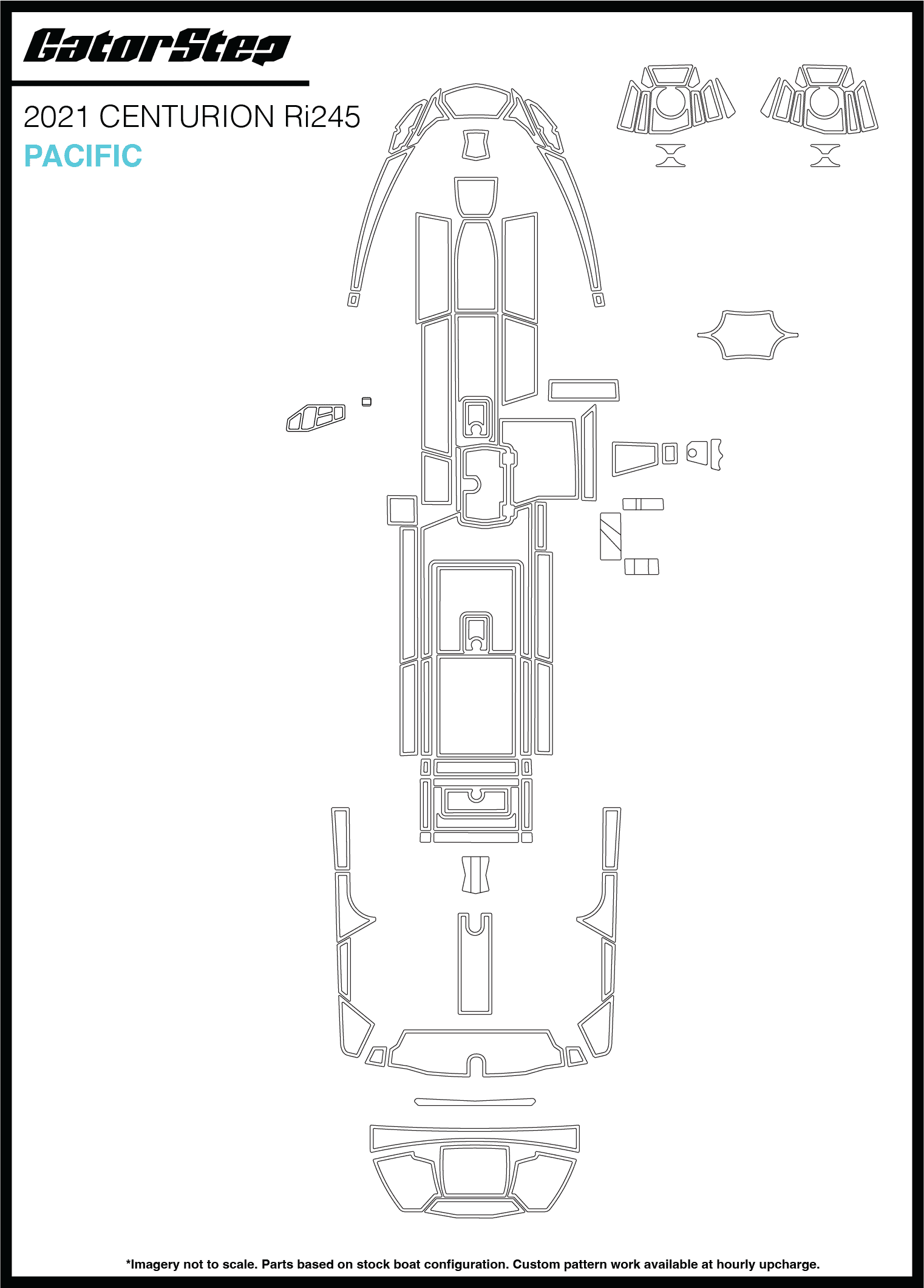 Centurion - Ri245 (2021) – GatorStep Boat Flooring & Decking