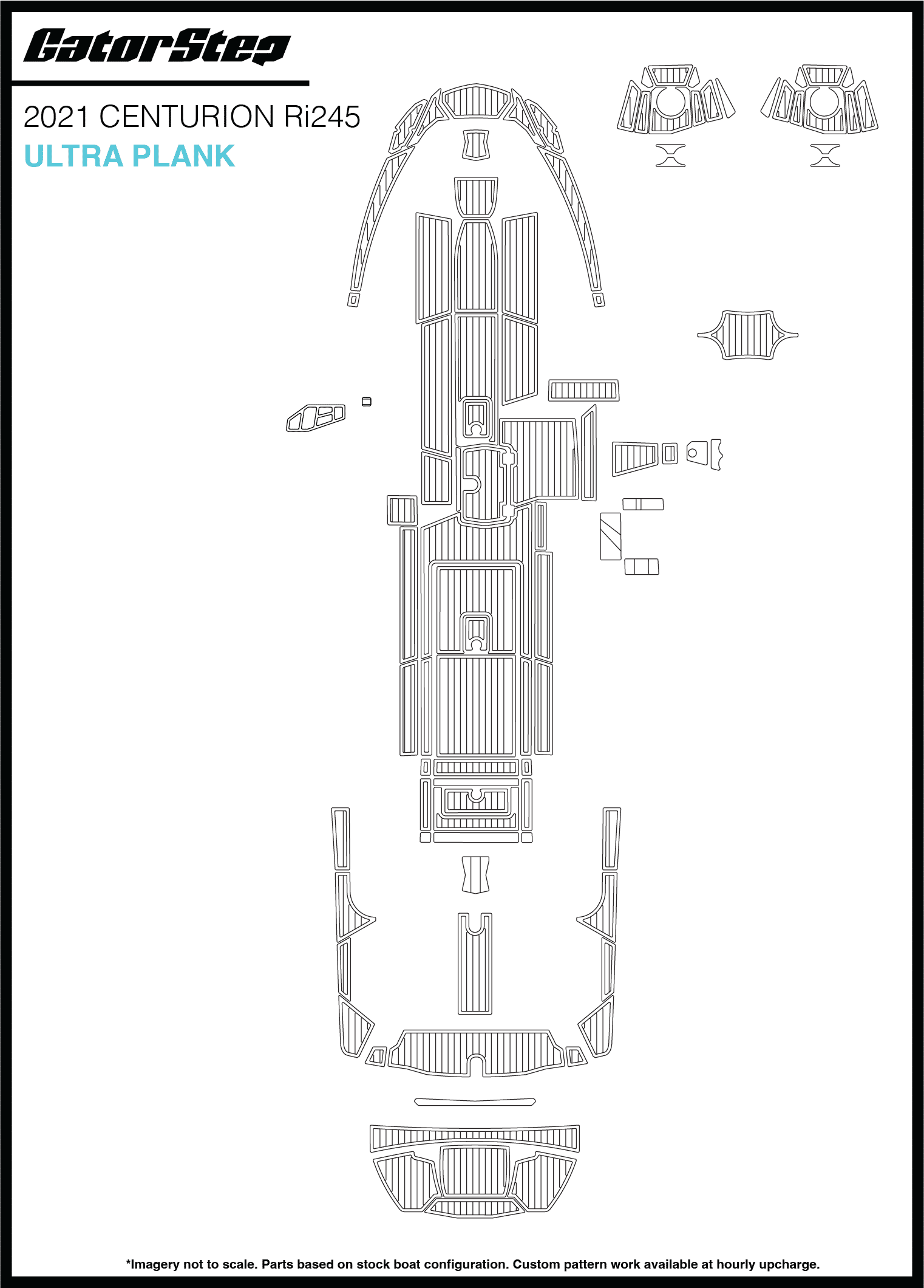 Centurion - Ri245 (2021) – GatorStep Boat Flooring & Decking
